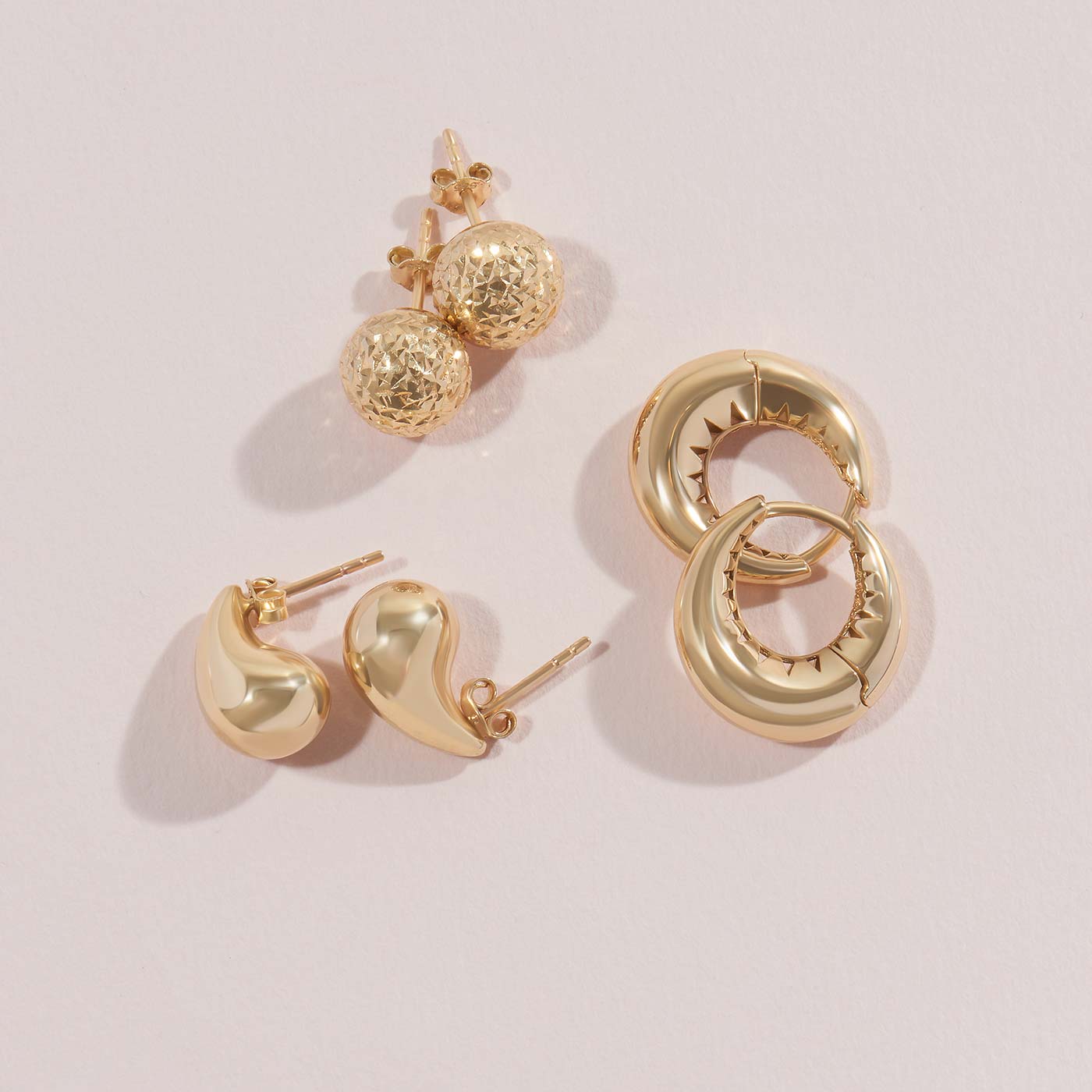 Women's 14k Solid Gold Earrings – NORM JEWELS