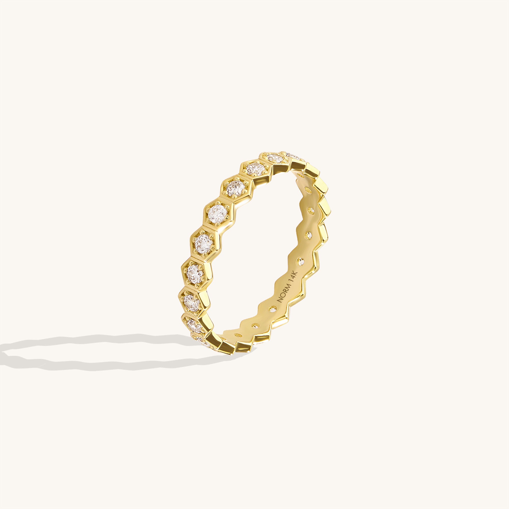 Women's Stackable Rings in 14k Solid Gold – Page 5 – NORM JEWELS